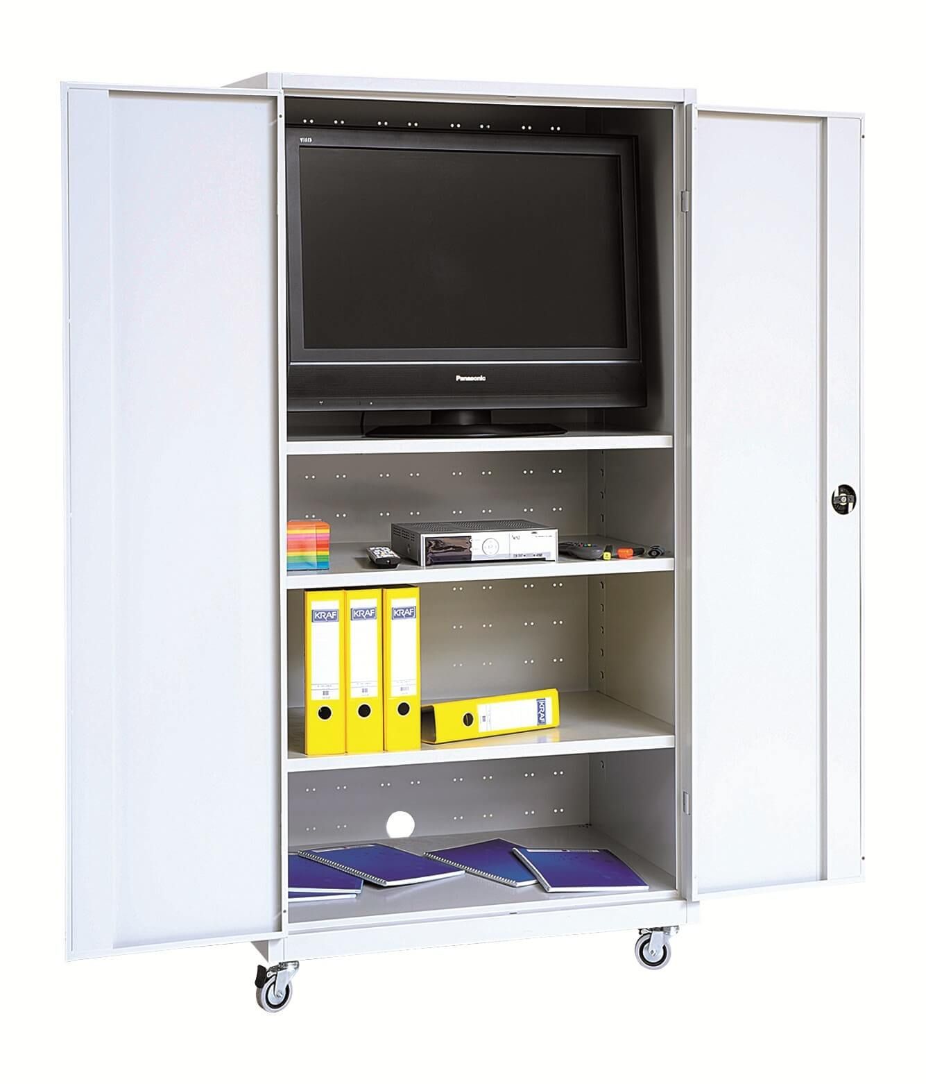 Multimediaschrank auf Rollen 178x90x60