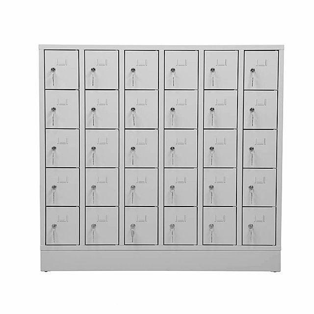 Mini-Schließfächer | Wertfachschrank 30 Abteile (breit) 110x119x15