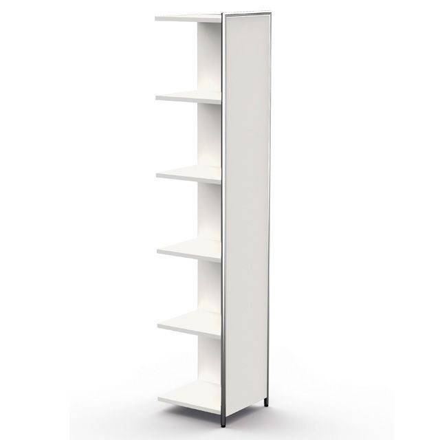 Chromeline Anbau-Highboard 5 schmal | 185 x 39 x 38 cm | Anthrazit oder ...