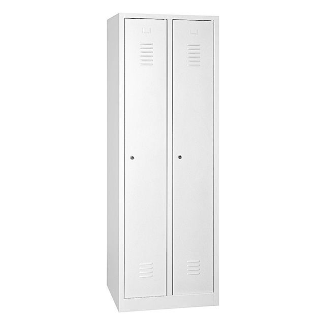 Spind mit 2 Abteilen 180x50x50 GRAU